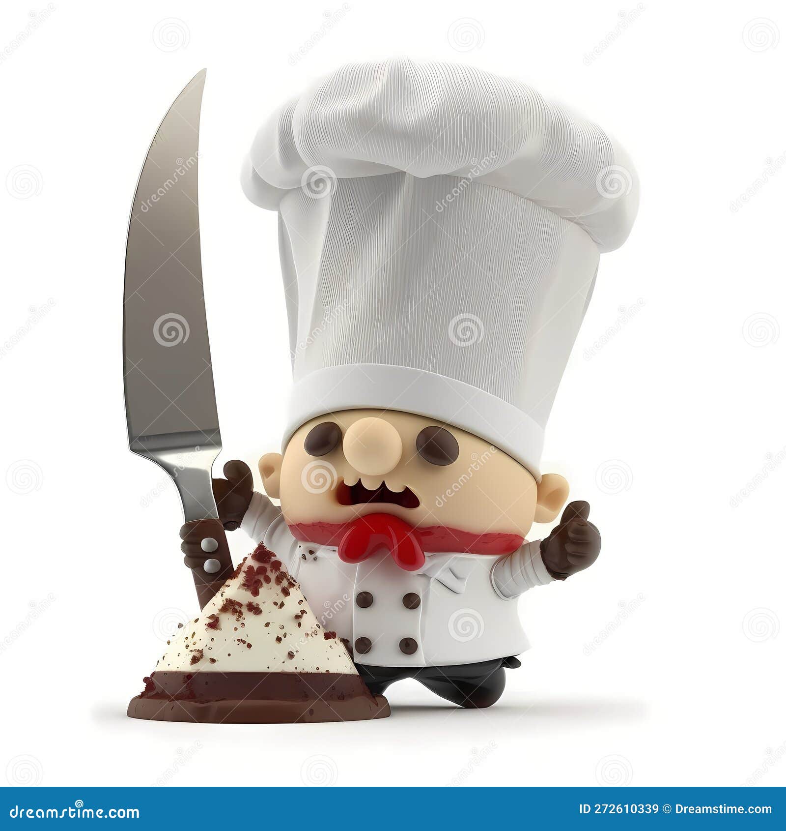 Tiny Happy Chef. Generative AI Stock Illustration - Illustration of tiny, dish: 272610339