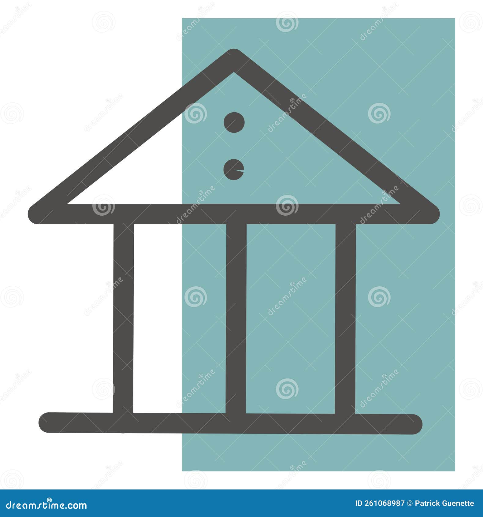 Tiny home, icon stock vector. Illustration of house - 261068987