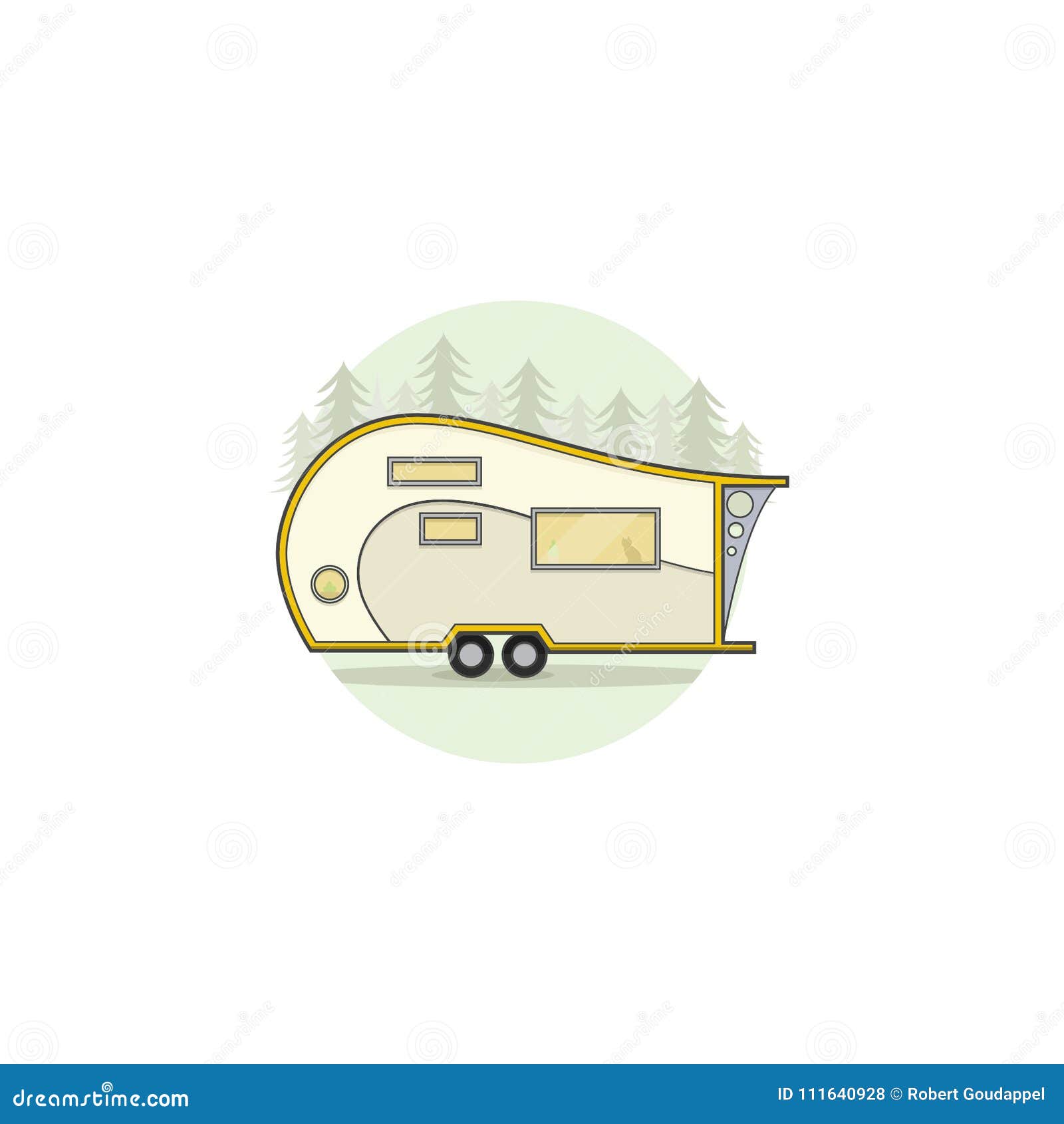 Tiny House Icon stock vector. Illustration of vector - 111640928