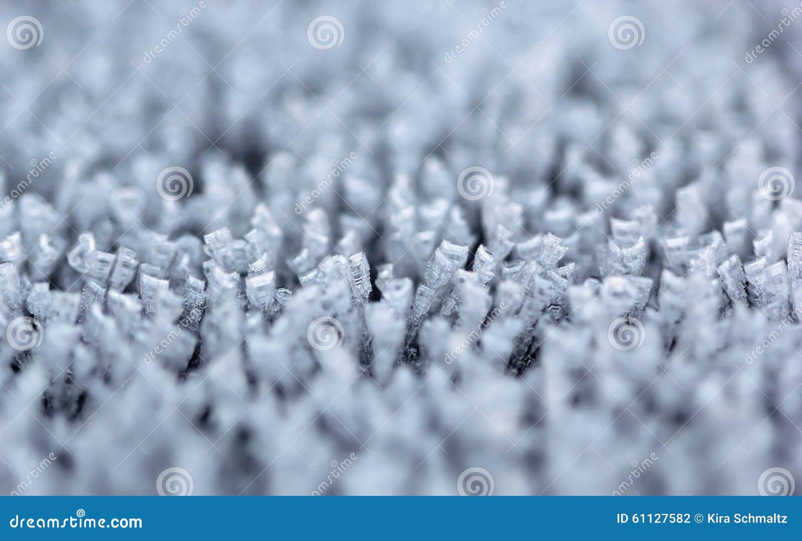 The Tiny Ice Columns and Spikes Macro Shot Stock Photo - Image of close ...