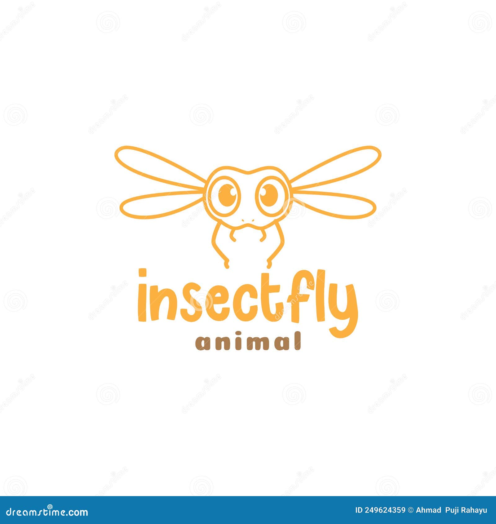 Tiny Insect Cute Fly Logo Design Vector Graphic Symbol Icon ...