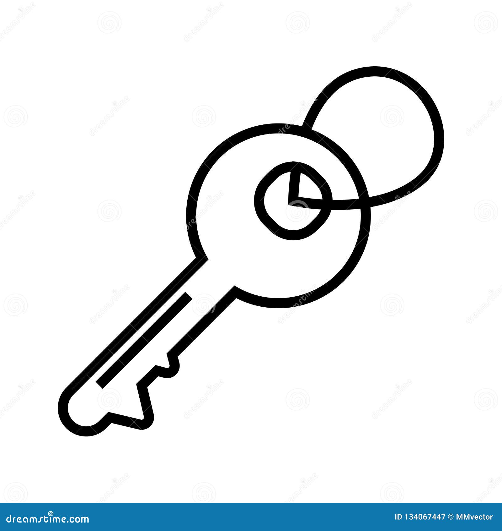 Tiny Key Icon Vector Sign and Symbol Isolated on White Background, Tiny ...