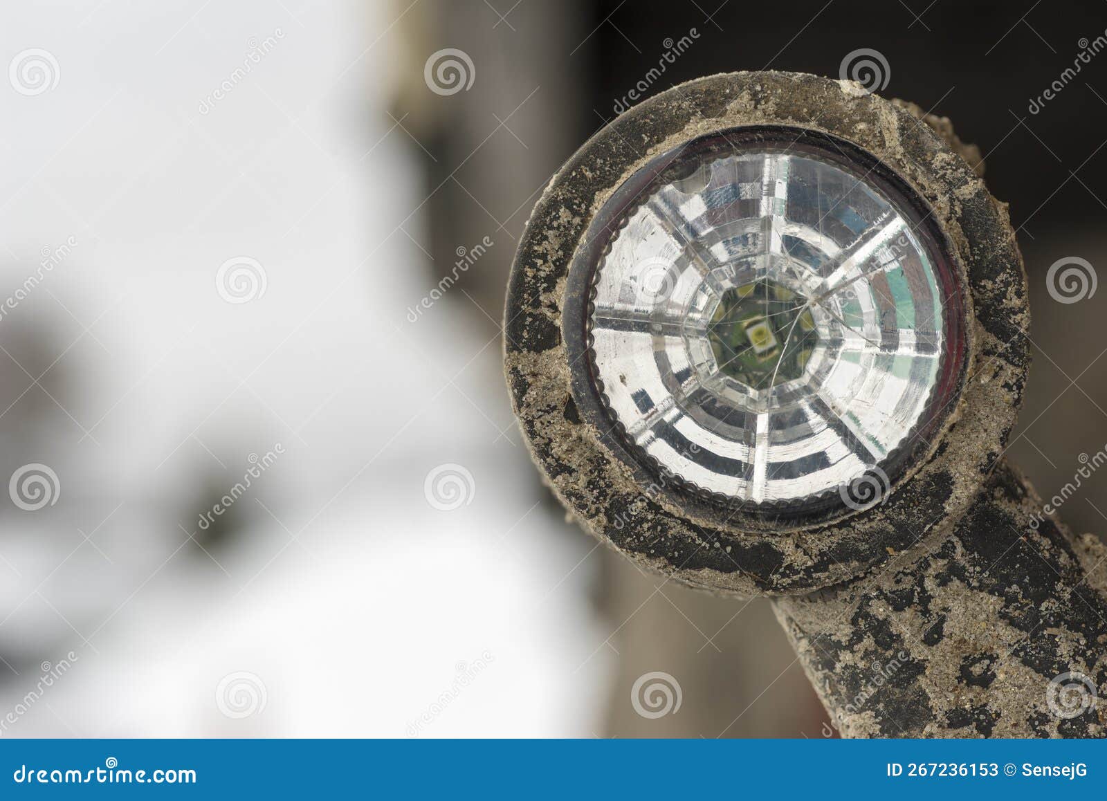 White Outline (contour) Light in a Truck . Stock Image - Image of metal ...