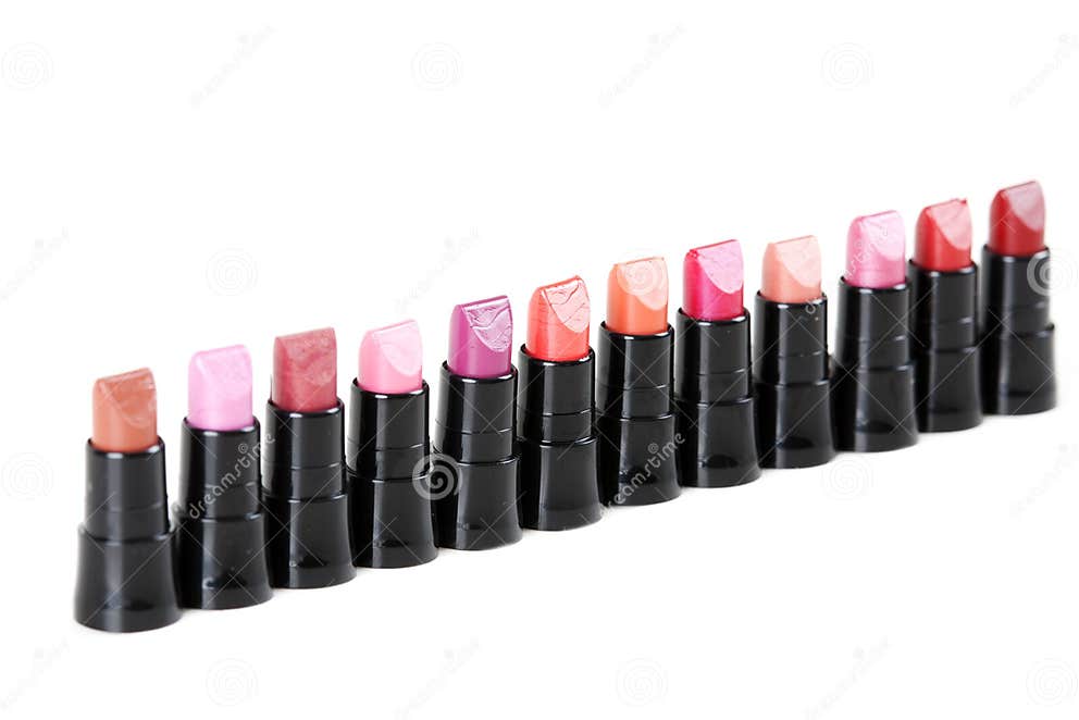 Tiny lipsticks stock image. Image of makeup, view, lipsticks - 17992753