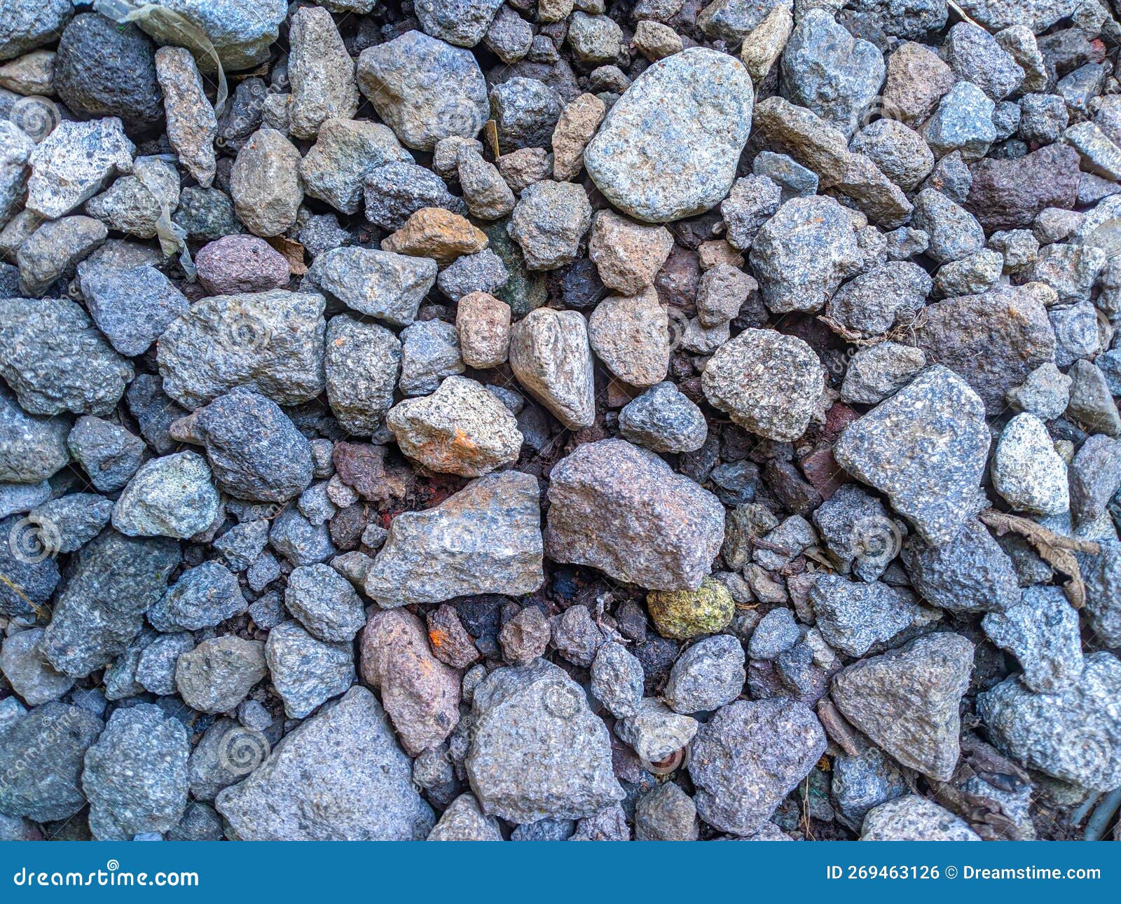 Small Aesthetic Granite Slab on the Ground. Stock Photo - Image of ...