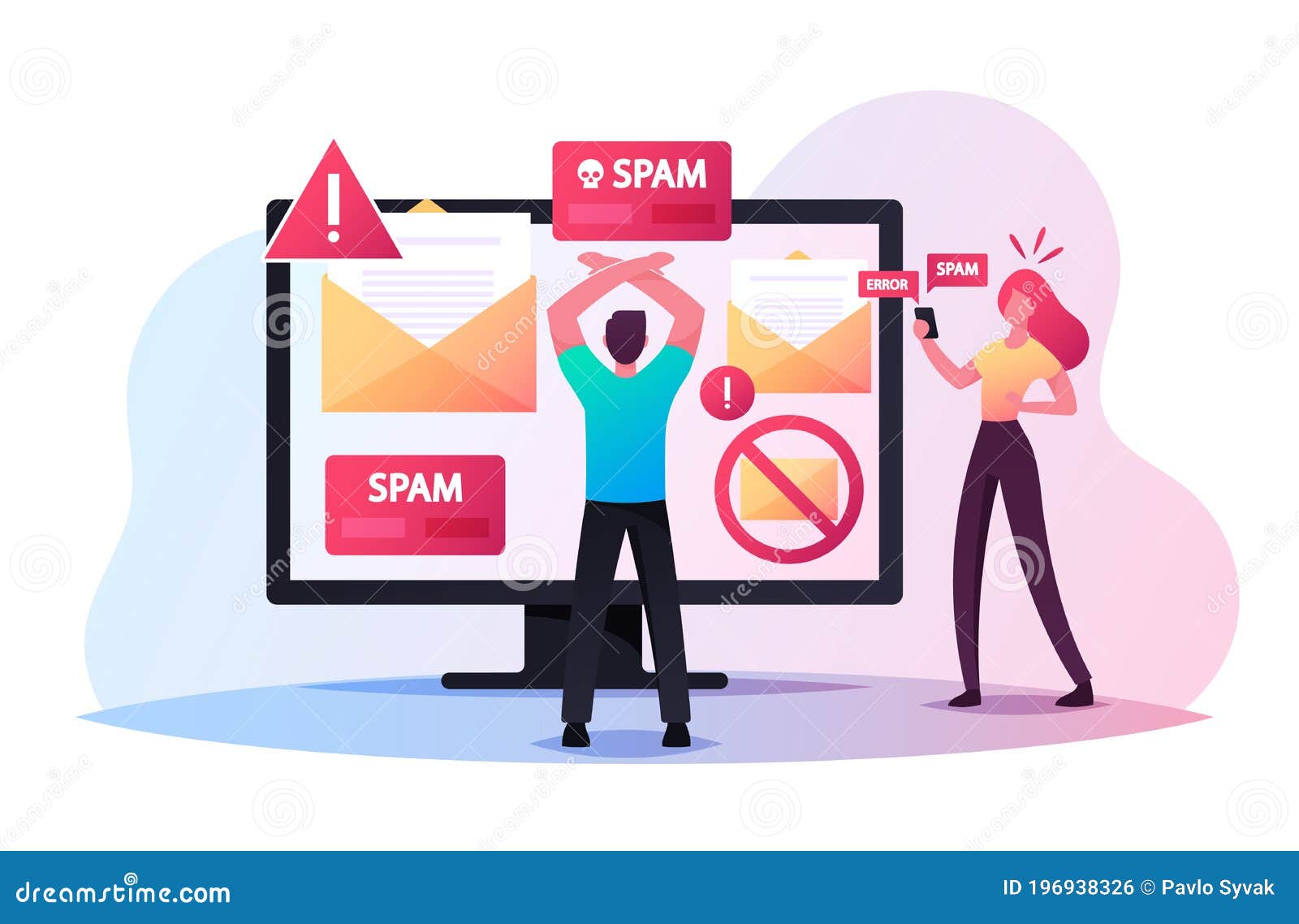 Monitor Spam Stock Illustrations – 2,847 Monitor Spam Stock ...