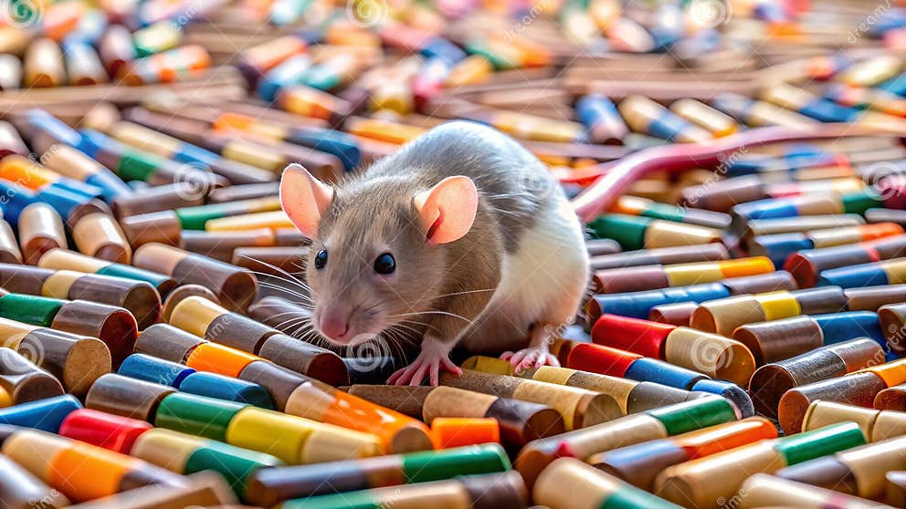 A Tiny Maze Runner: a Rat Navigating a Labyrinth of Miniature Objects ...