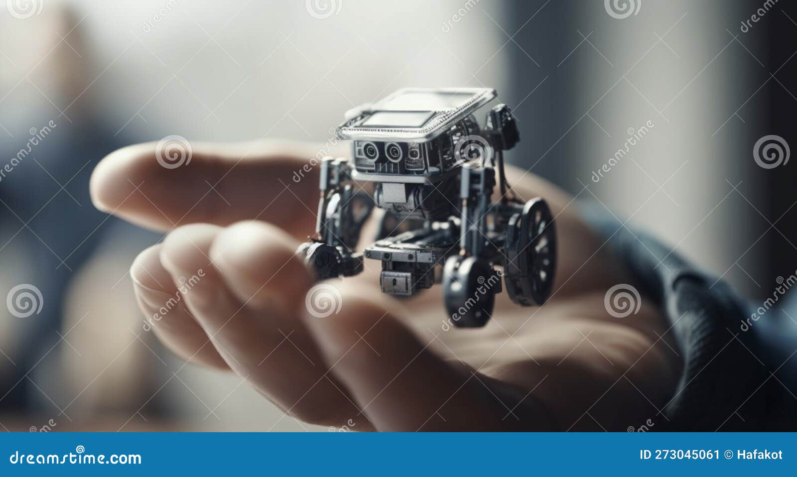 Nano robot for micro tasks stock illustration. Illustration of nano ...