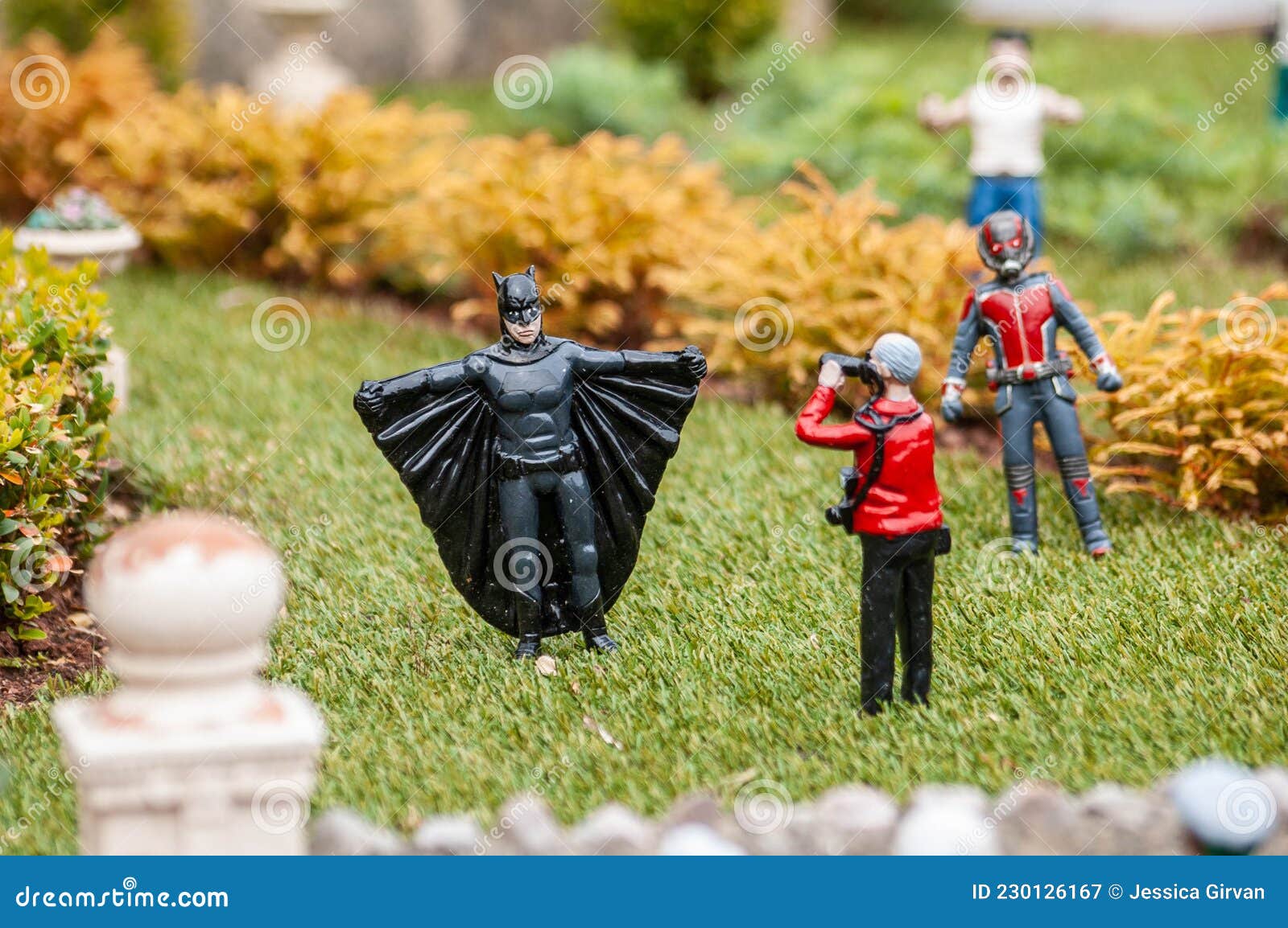 Tiny Model of Batman at a Model Village Editorial Photography - Image ...