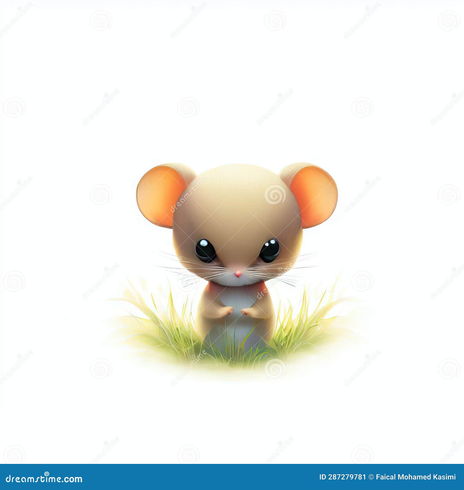 Tiny Mouse Explorers Journey,Generative AI Stock Illustration ...
