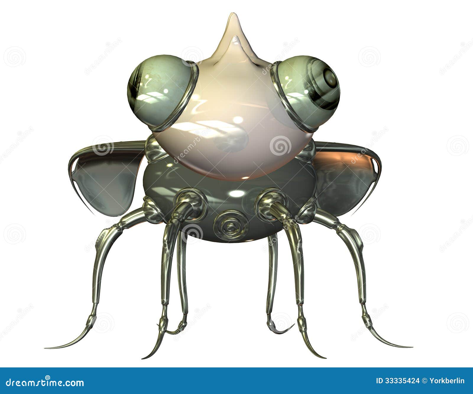 Tiny nanobot front view stock illustration. Illustration of optional ...