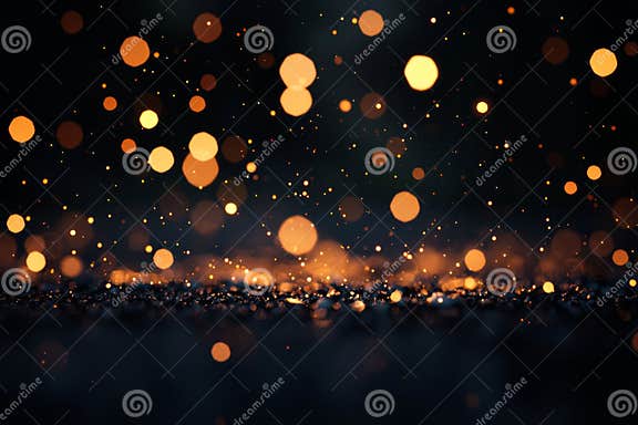 Tiny Orange Dots Scatter Across a Dark Canvas, Connected by Glowing ...