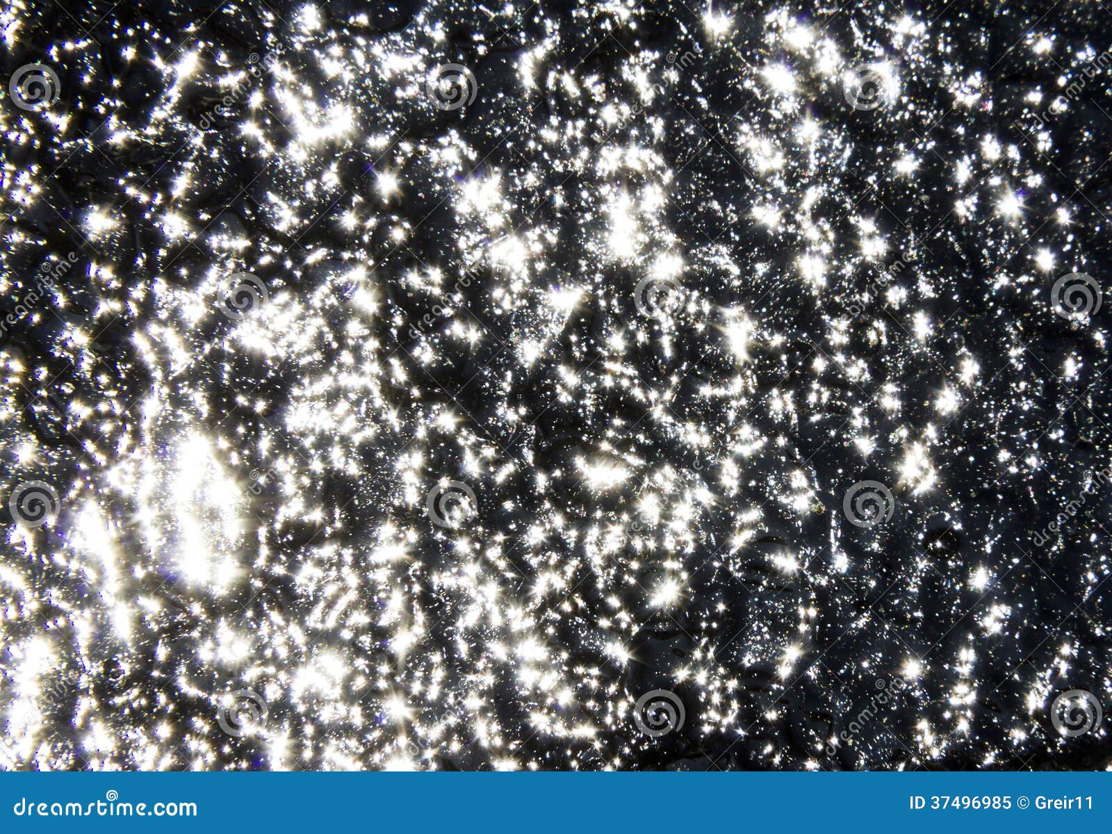 Tiny Patches of Light Shining through Dark Surface Stock Image - Image ...