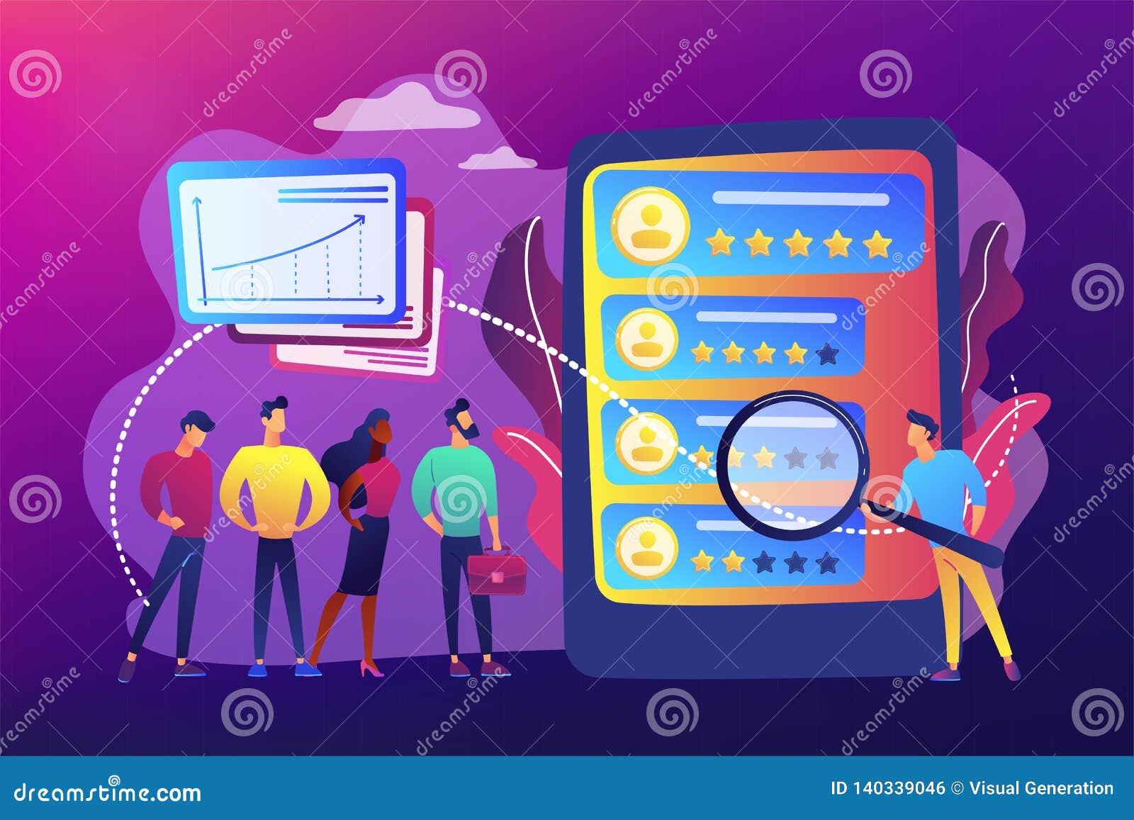 Performance Rating Concept Vector Illustration. Stock Vector ...