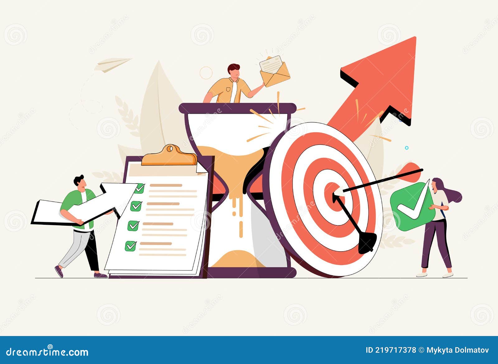 Man With Self-control Vector Illustration | CartoonDealer.com #35915468