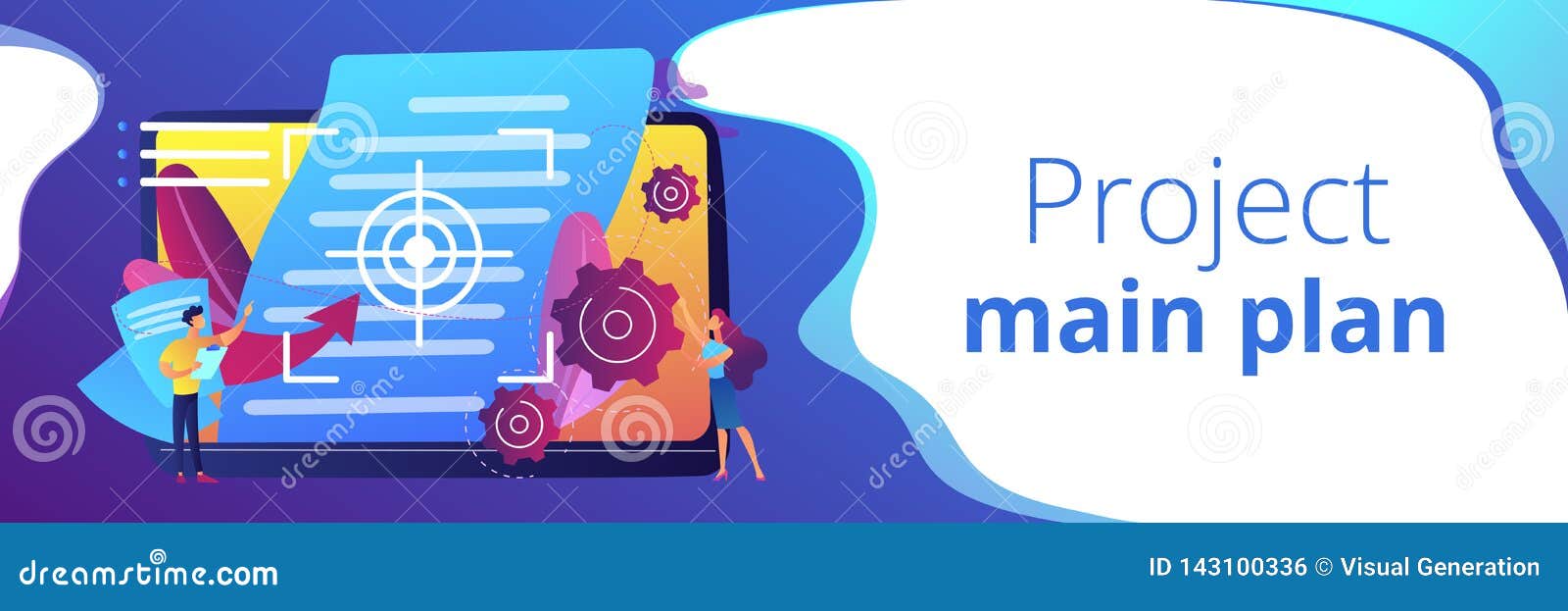 Vision and Scope Document Concept Banner Header. Stock Vector ...