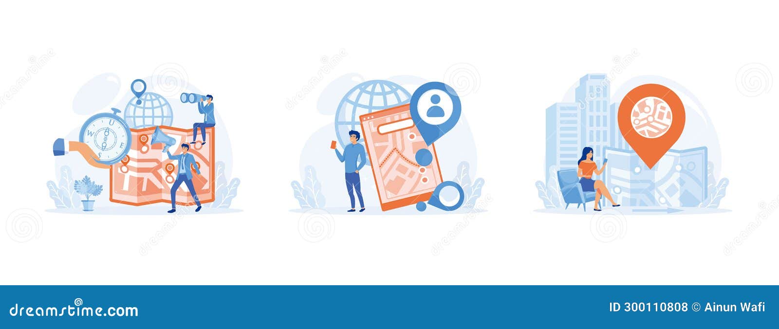 Tiny People Search on Location, Navigate Mapping Technology, Geofencing ...