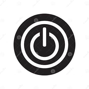 Tiny Power Icon Vector Isolated on White Background, Tiny Power Stock ...