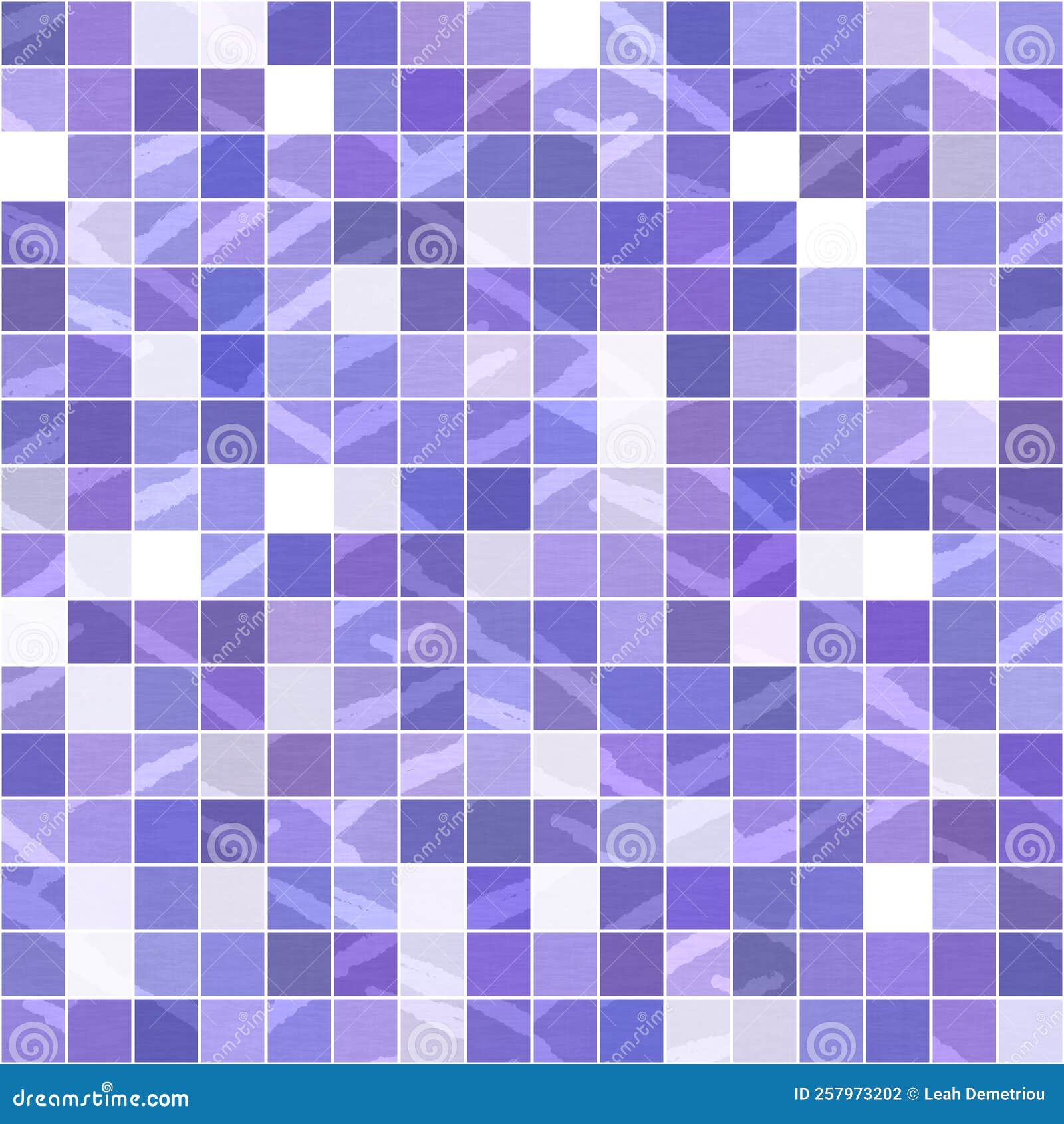 Tiny Purple Geometric Mosaic Pixel Grid Seamless Pattern. Modern Square ...