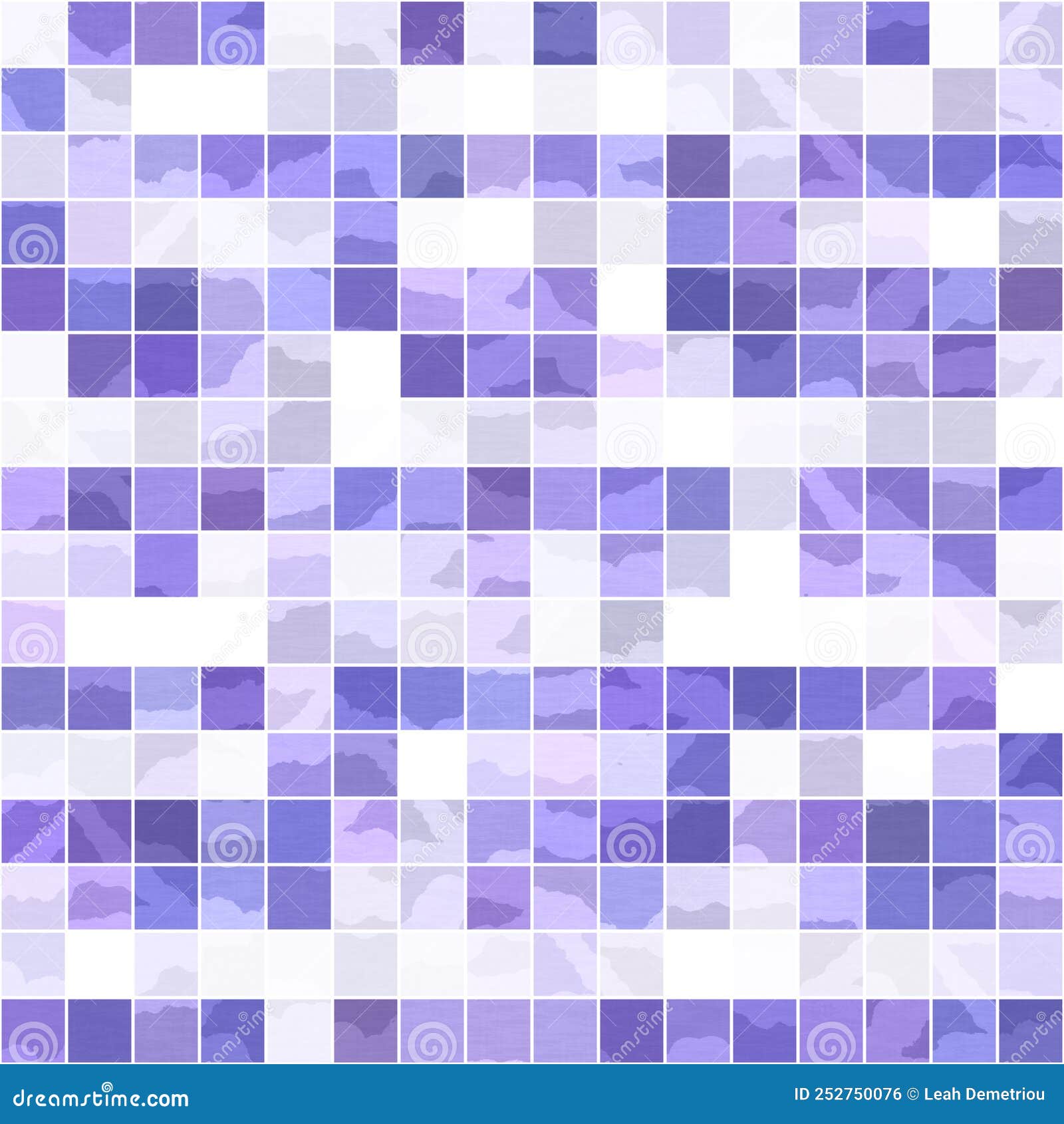 Tiny Purple Geometric Mosaic Pixel Grid Seamless Pattern. Modern Square ...