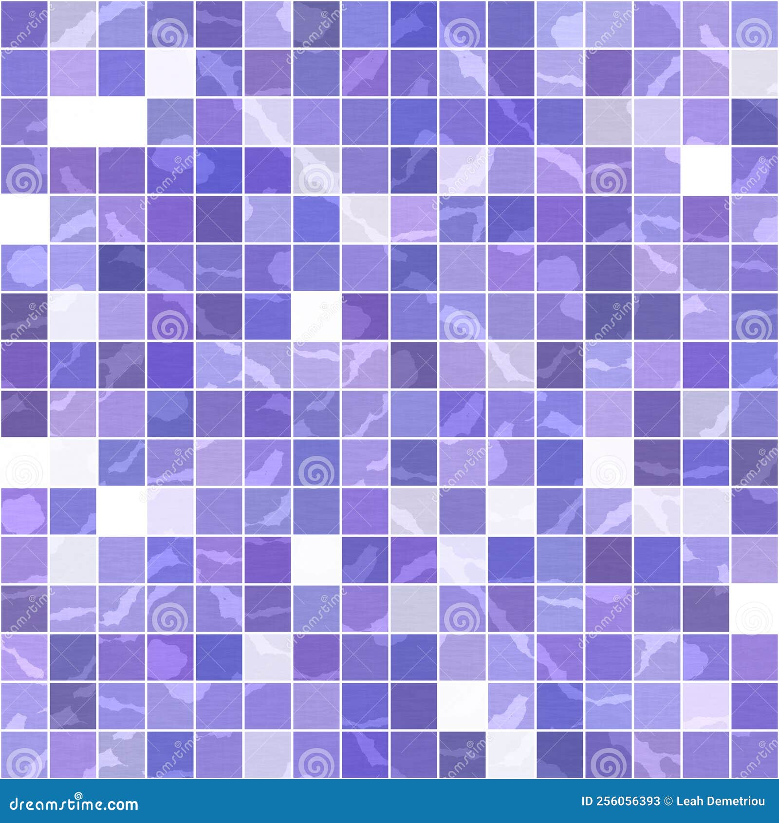 Tiny Purple Geometric Mosaic Pixel Grid Seamless Pattern. Modern Square ...
