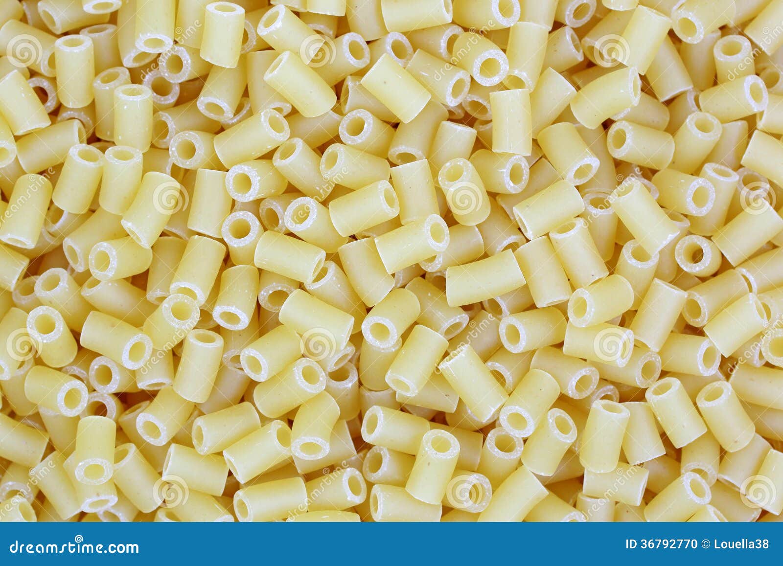 Tiny Quarter Inch Macaroni Top View Stock Photo - Image of small, inch ...