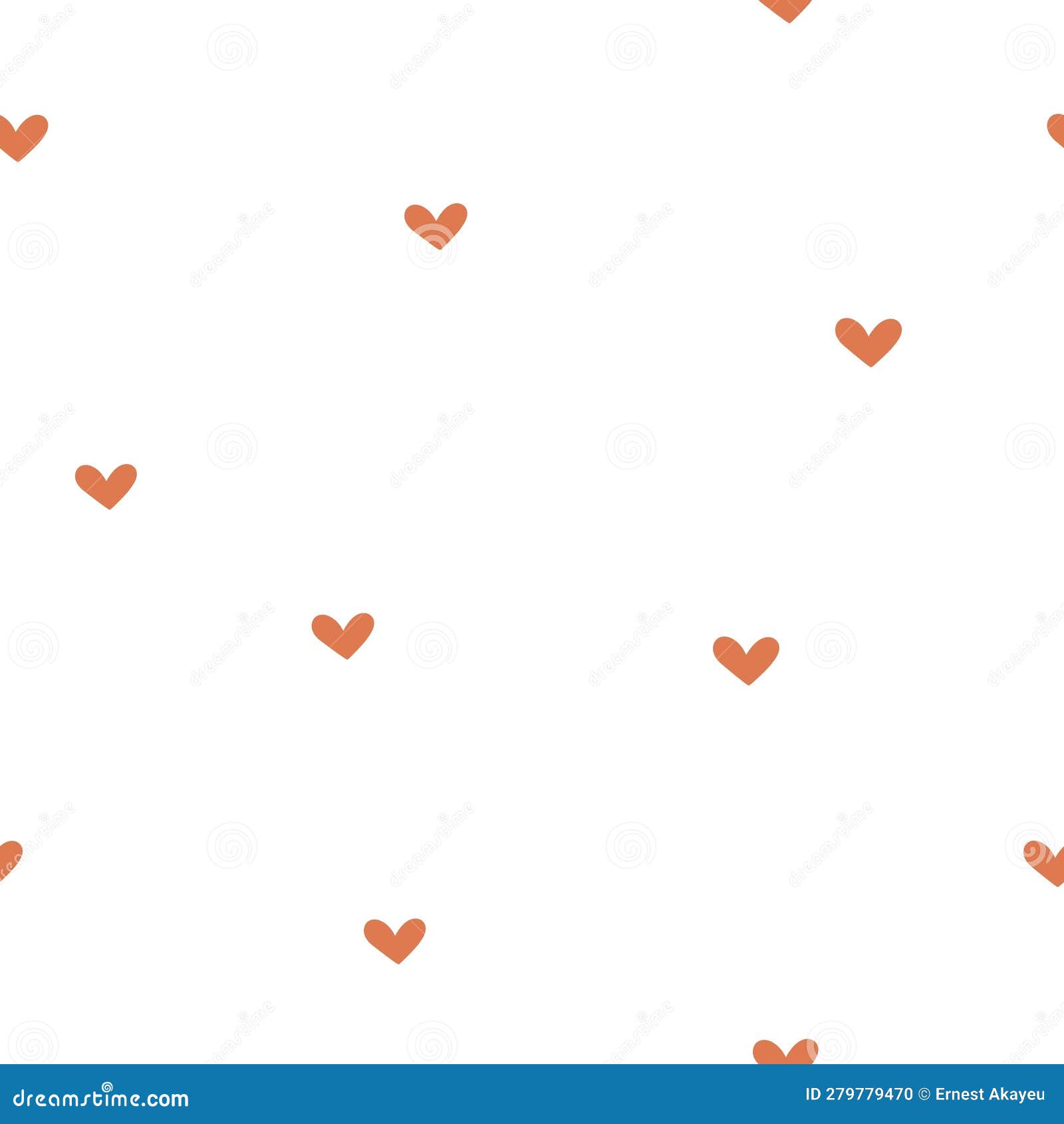Tiny Red Hearts,seamless Pattern Design. Endless Romantic Background ...