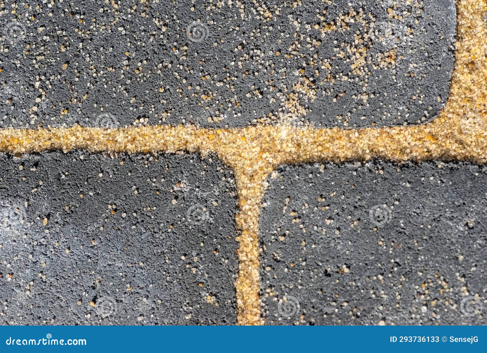 Grouted with Fine Quartz Sand, the Joint on the Surface of the Paving ...