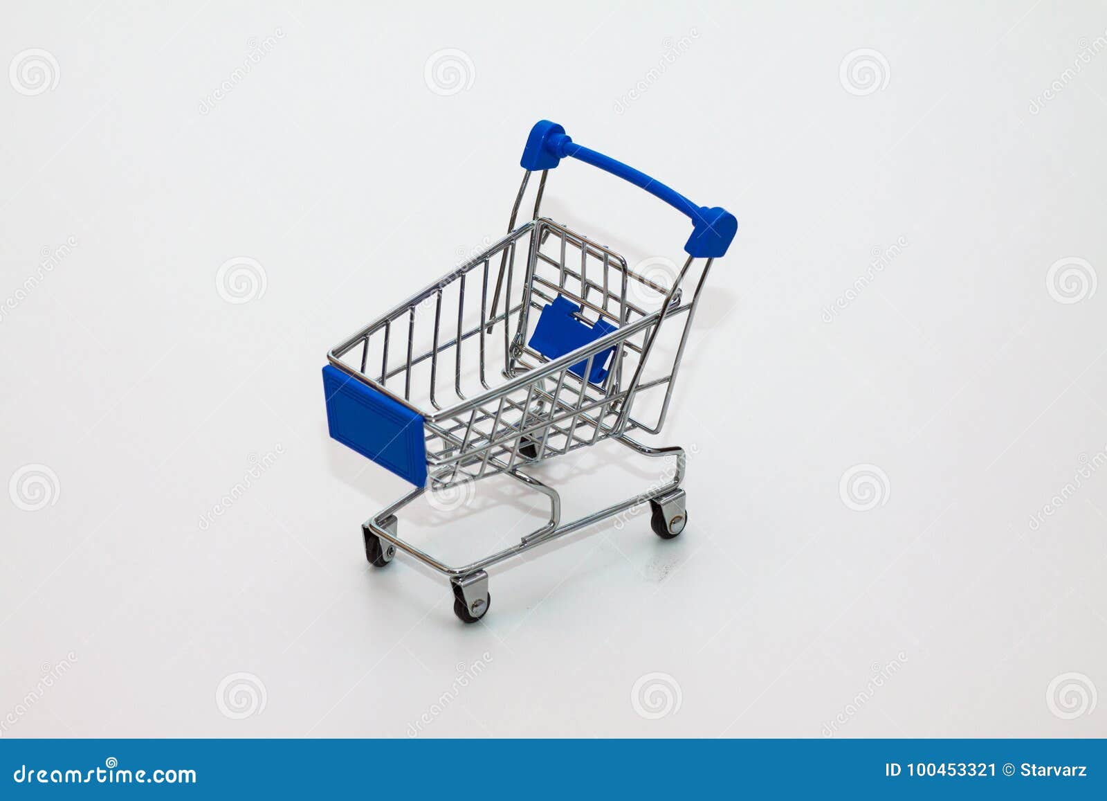 A tiny shopping cart stock image. Image of grocery, concept - 100453321