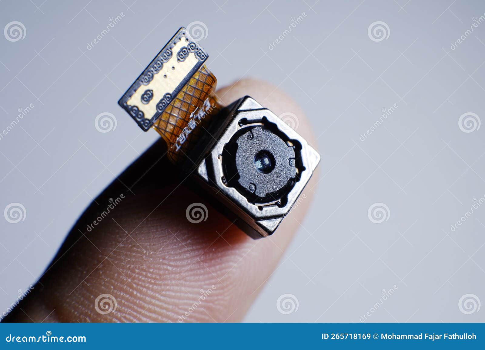 Tiny Small Smarthphone Camera Module in Fingertip Stock Image - Image ...