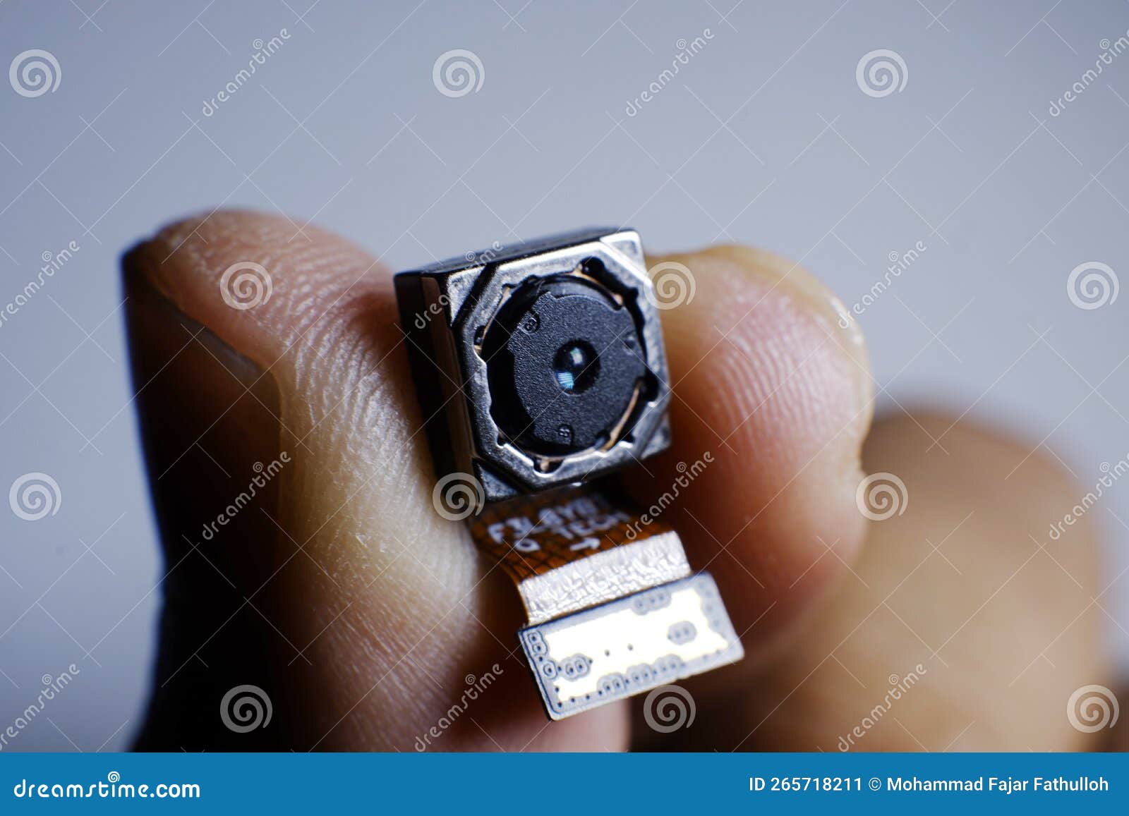 Tiny Small Smarthphone Camera Module in Fingertip Stock Image - Image ...