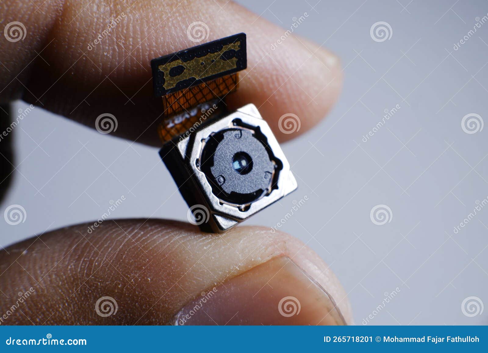 Tiny Small Smarthphone Camera Module in Fingertip Stock Image - Image ...