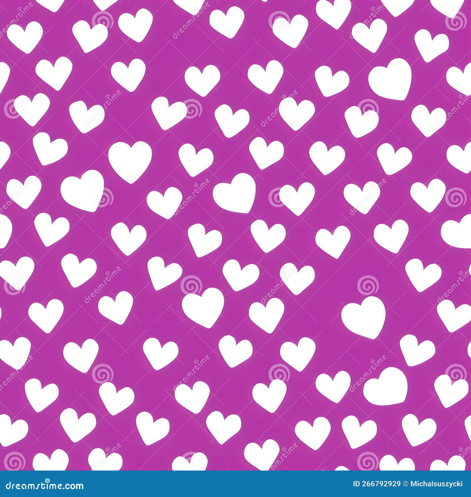 Tiny Small White Hearts, Seamless Hearts Pattern, Tileable Valentine ...