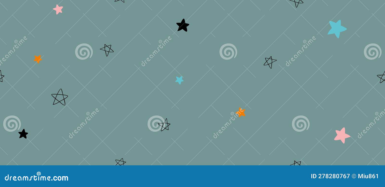 Seamless Vector Pattern with Tiny Stars. Abstract Starry Night Sky ...