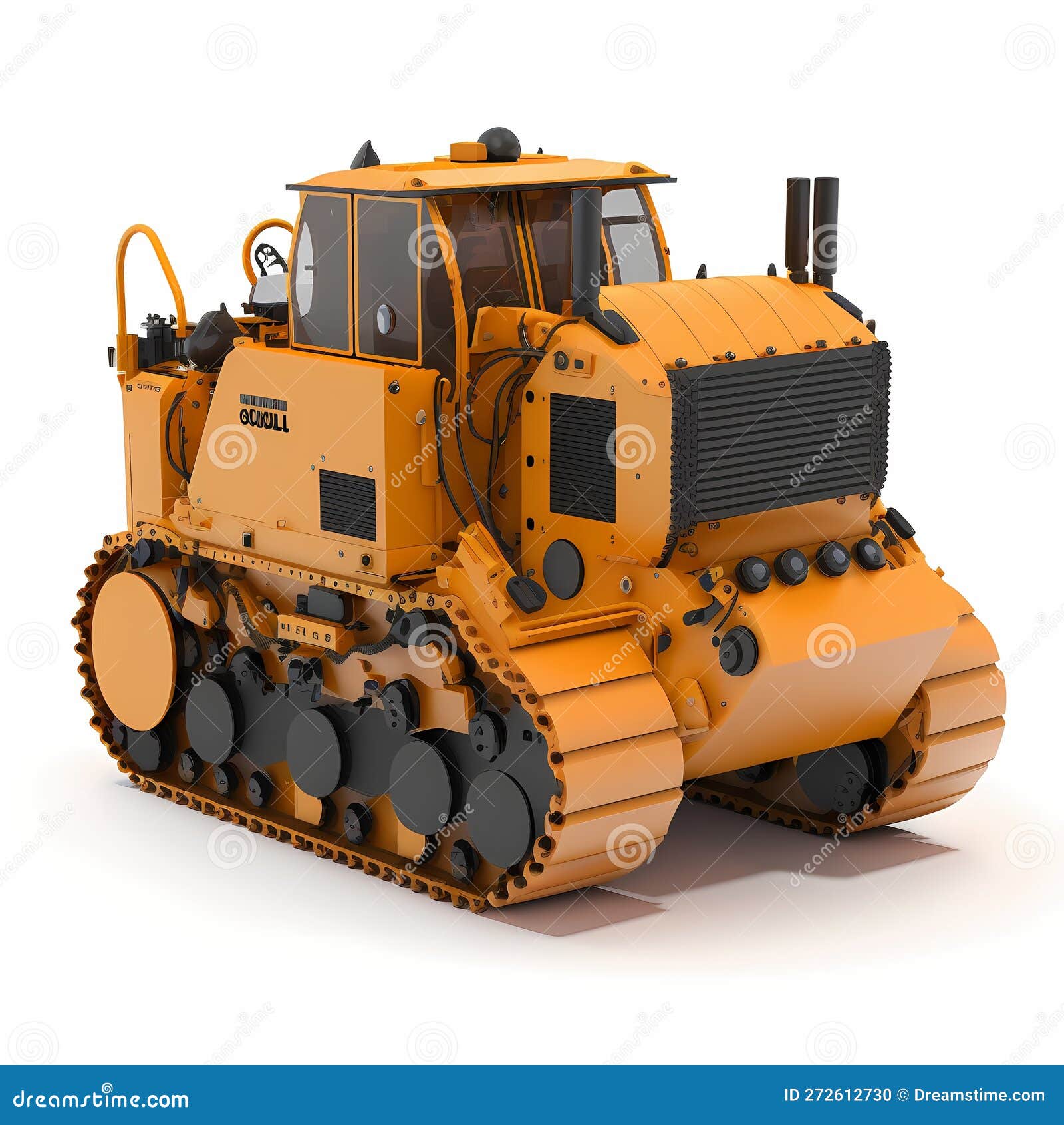 Tiny Toy Bulldozer. Generative AI Stock Illustration - Illustration of ...