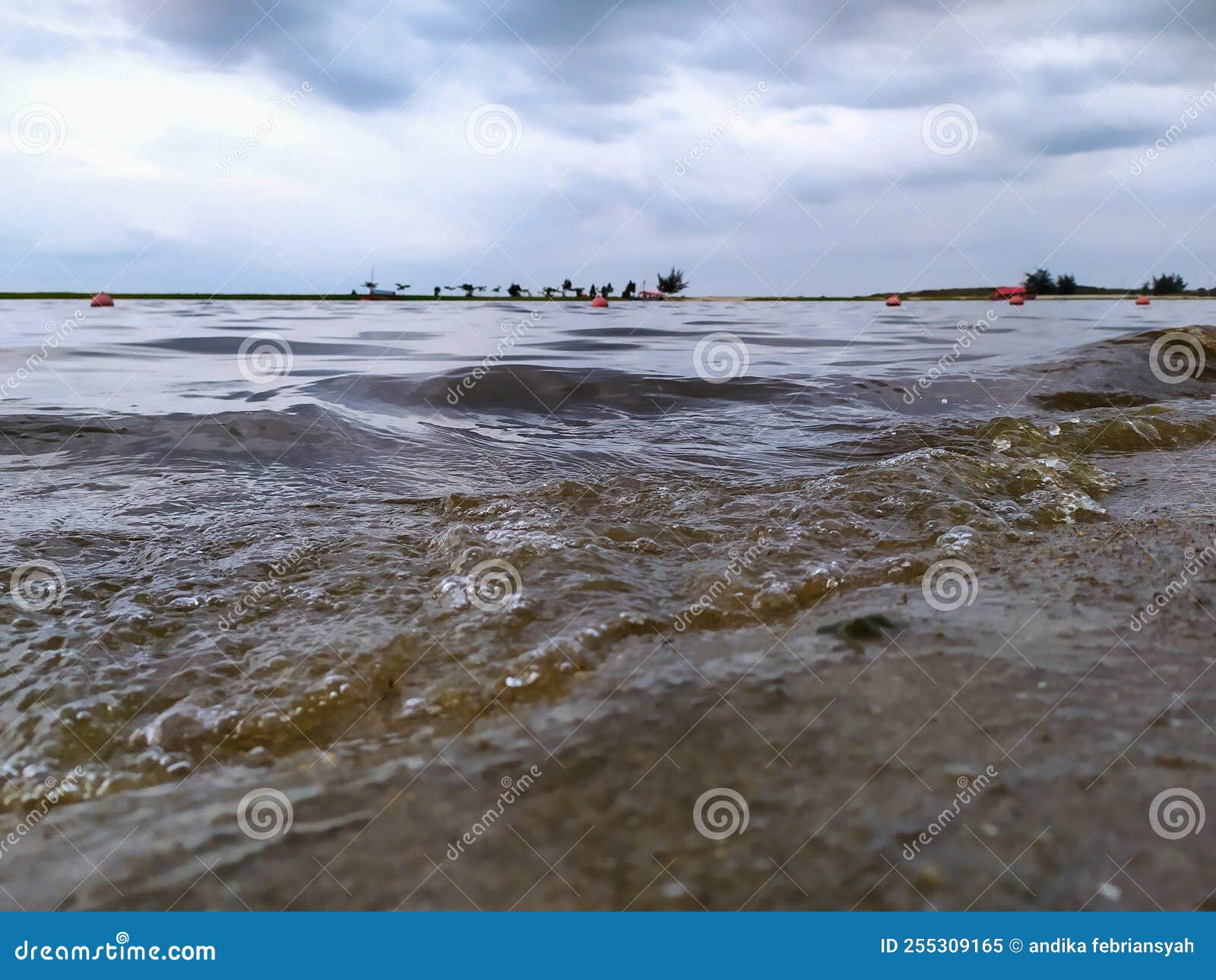 Tiny wave over stock image. Image of tiny, beach, wave - 255309165