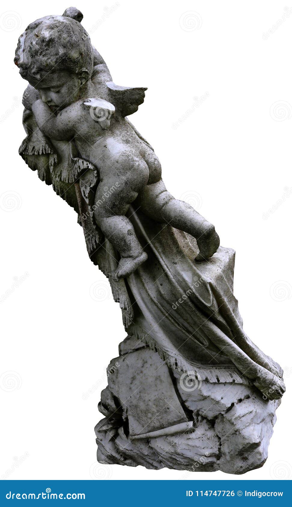 Tiny Winged Cherub stock photo. Image of christian, wing - 114747726