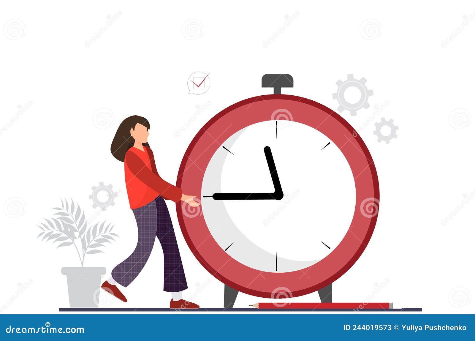 Organization Of Working Process, Time, Business Planning, Statistics ...