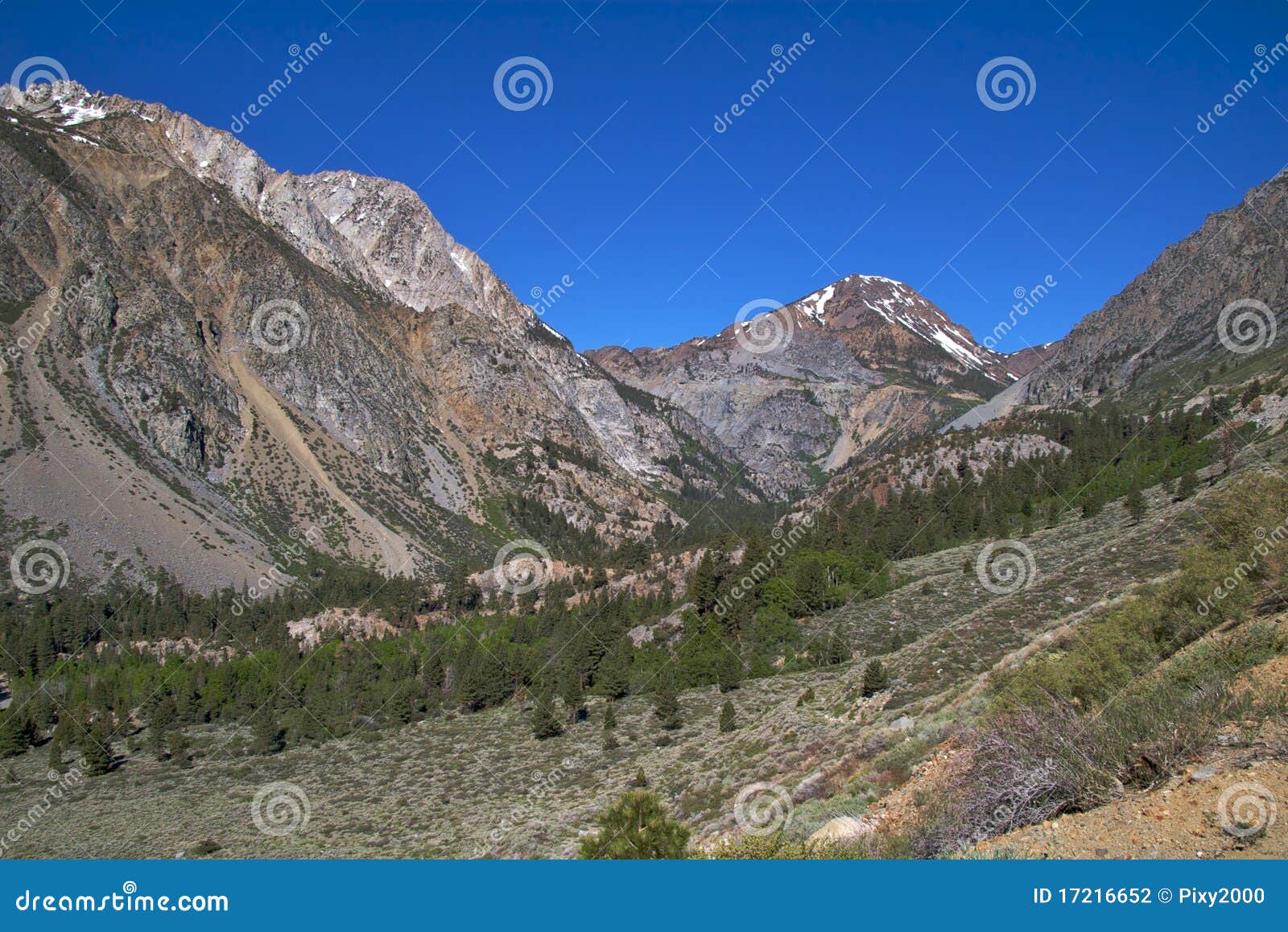 Tioga Pass stock photo. Image of yosemite, mountains - 17216652