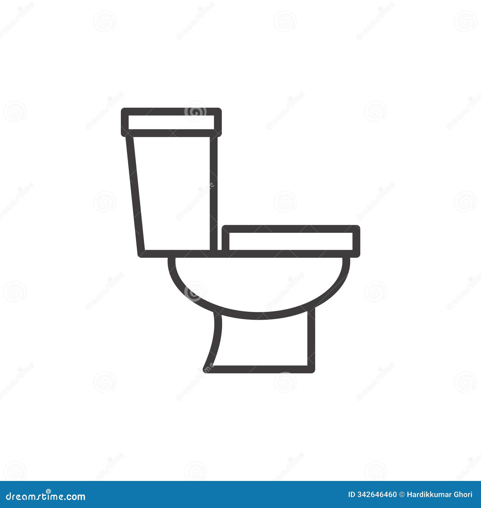 Tiolet Icon. Line Simple Icon For Templates, Web Design And ...