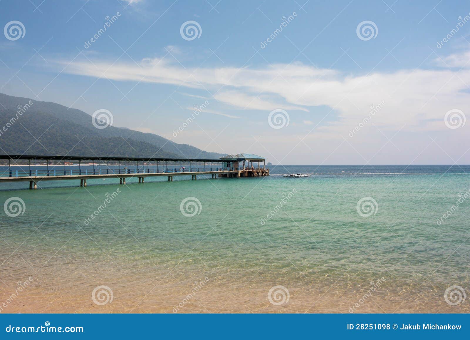 Tioman Jetty stock photo. Image of idyllic, jetty, clear - 28251098