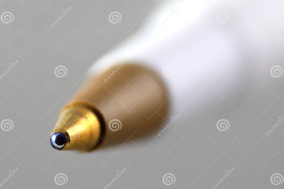 Tip of a ball point pen stock photo. Image of homework - 18192270