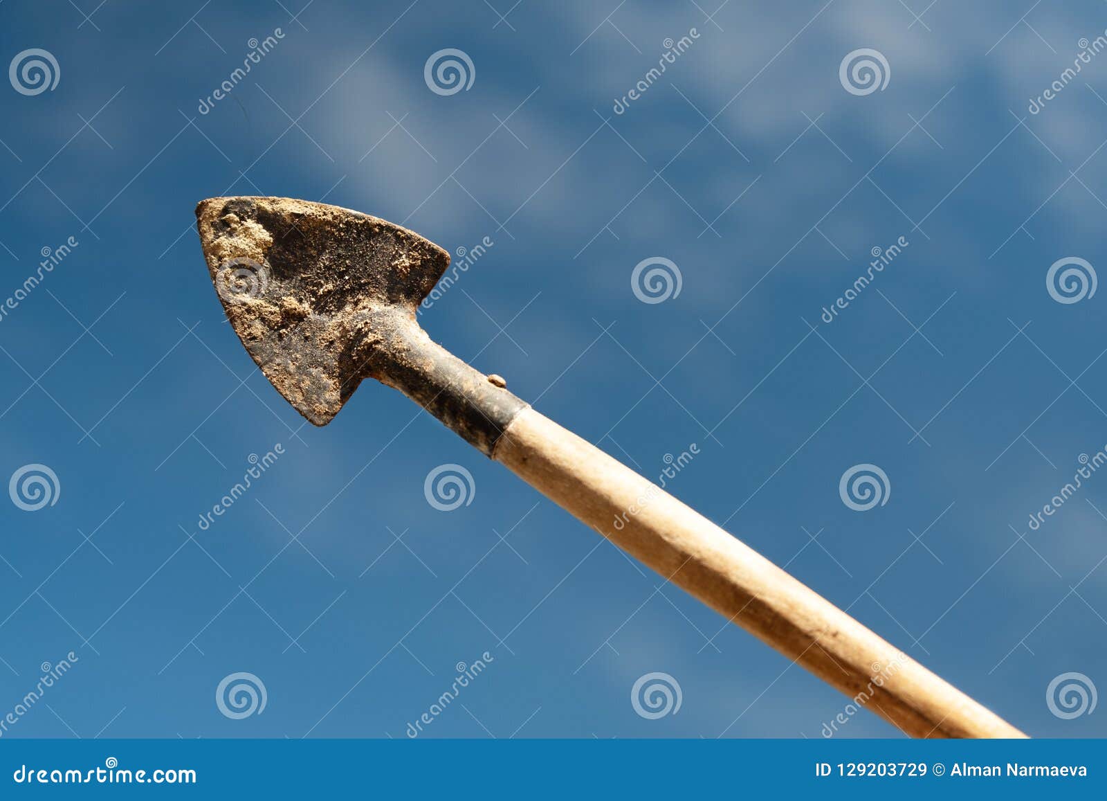 The Tip of the Blade of the Spear Amid the Direction Stock Image ...