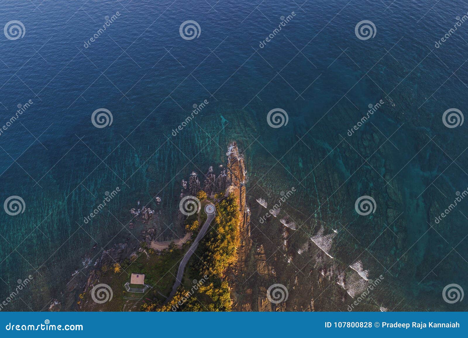 Tip of Borneo View Point from Above, Sabah, Malaysia Stock Photo ...