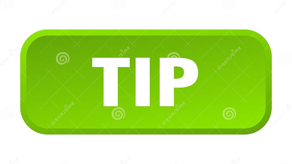 Tip Button. Tip Square 3d Push Button Stock Vector - Illustration of ...