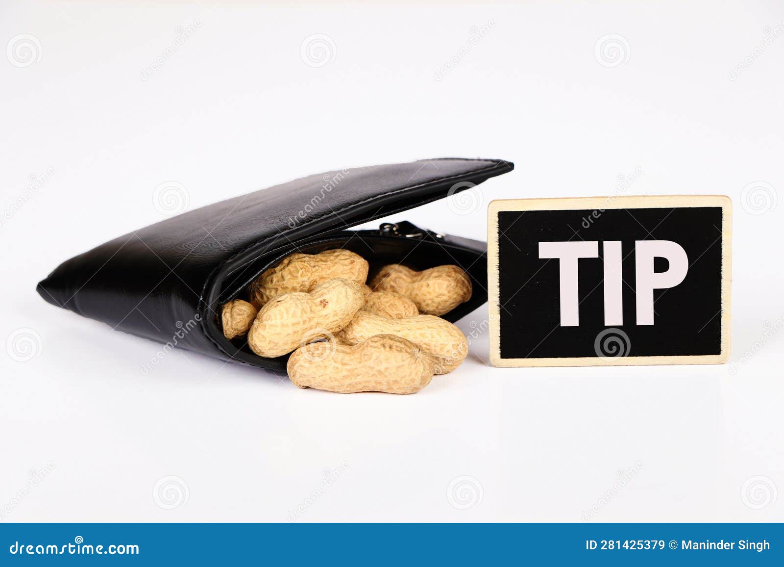 Tip Concept. stock image. Image of peanuts, brand, investment - 281425379