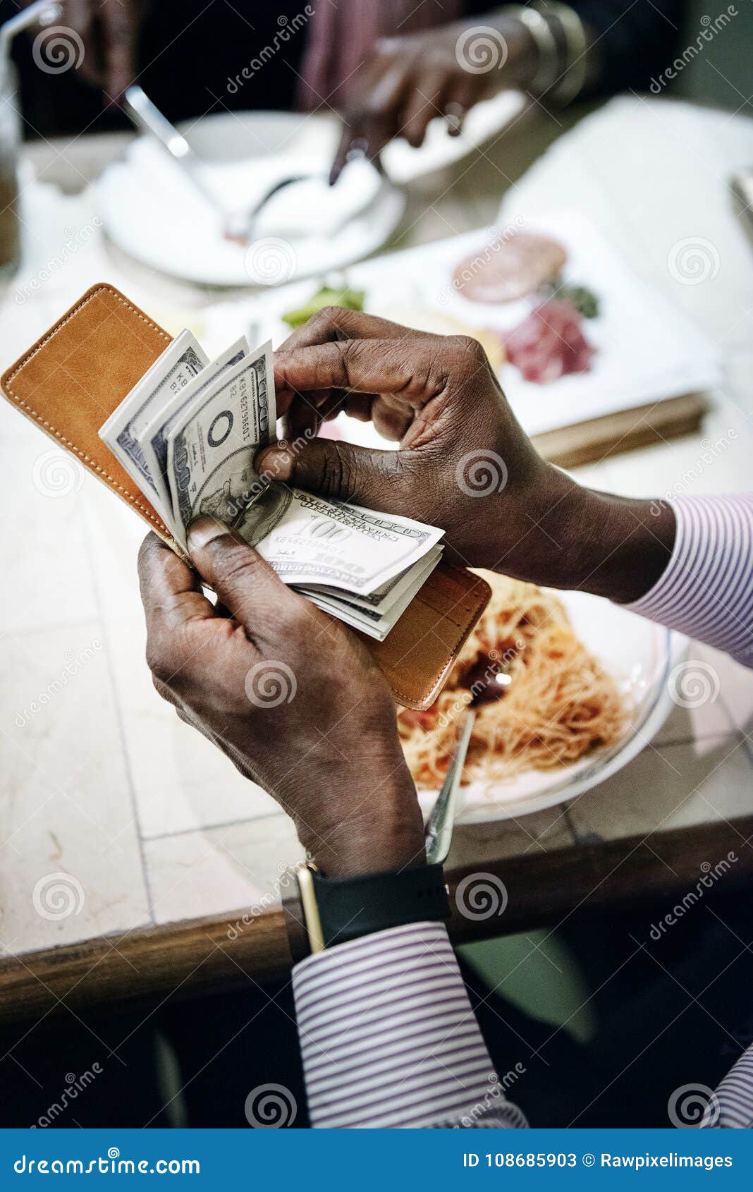 Tip on the dining table stock image. Image of american - 108685903