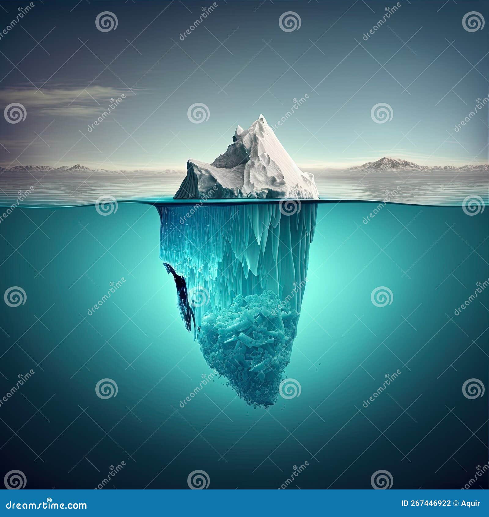 Tip of the Iceberg. Business Concept. Generative Ai. Iceberg. Success ...