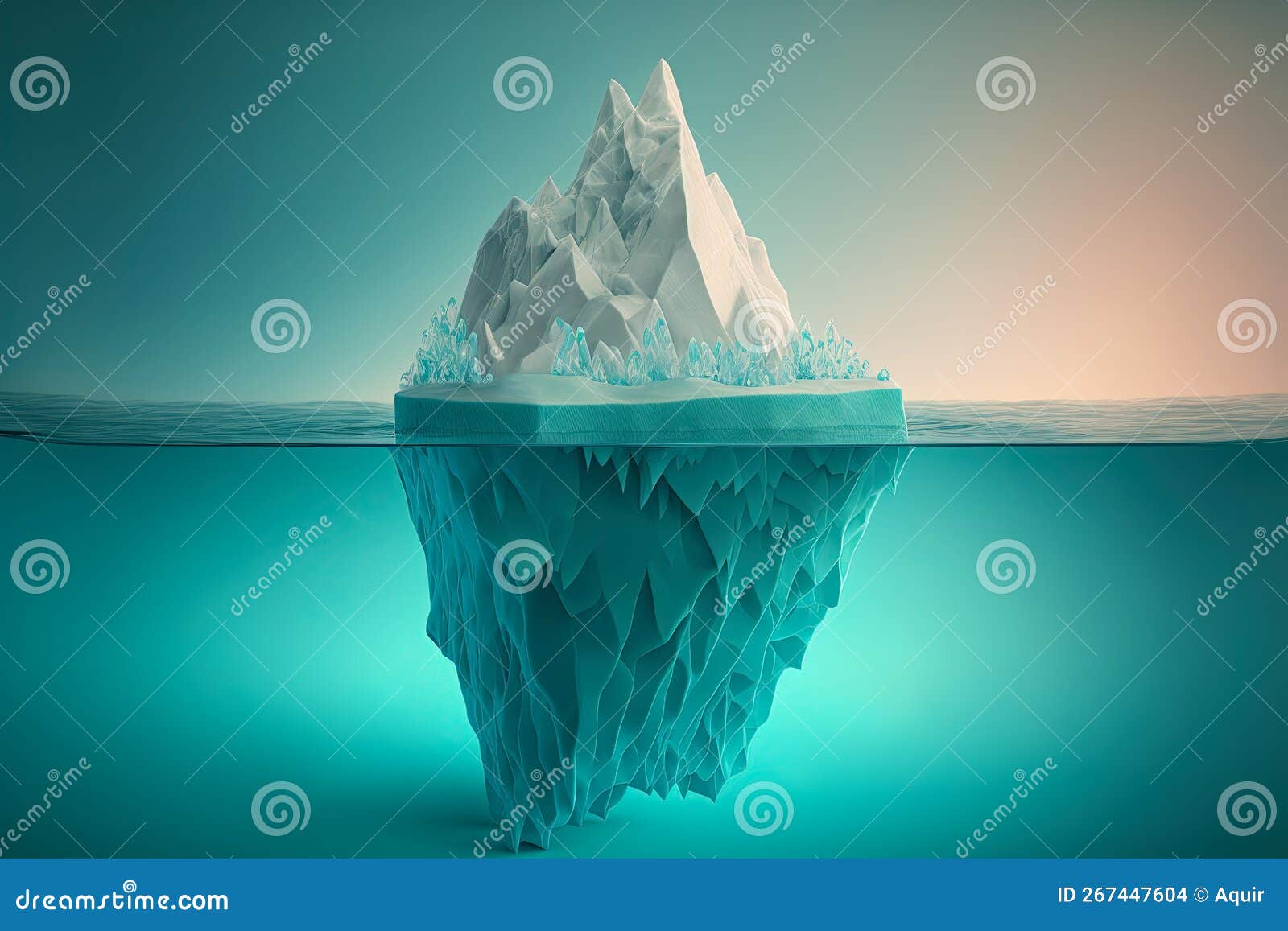 Tip of the Iceberg. Business Concept. Generative Ai. Iceberg. Success ...