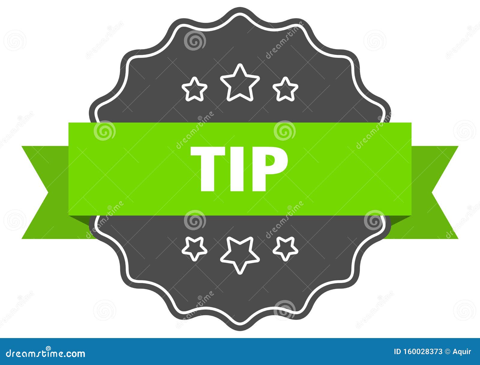 Tip label stock vector. Illustration of gray, emblem - 160028373